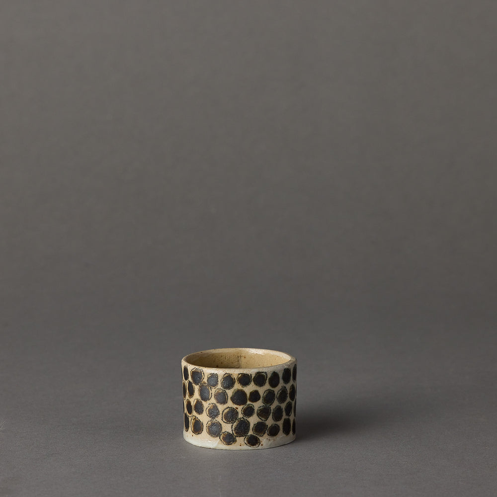 Leslie Scanlon | Large Salt Cellar | Dark Dots